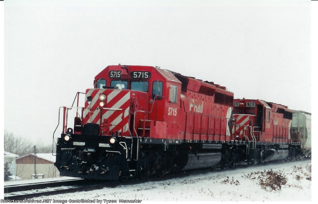 CPR SD40-2 5715 West